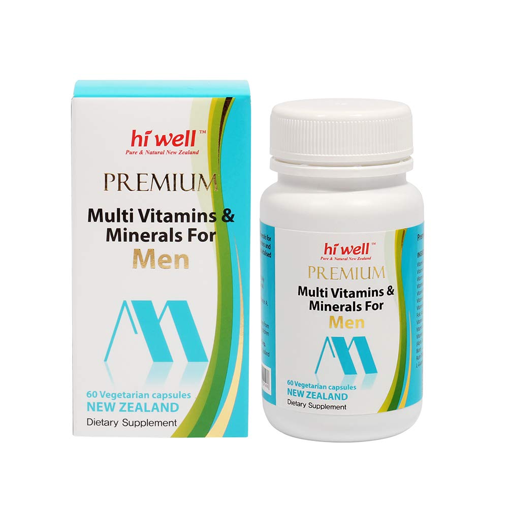 Hi Well blended vitamin capsules for men