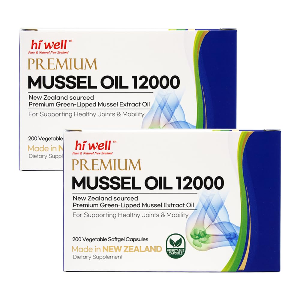 Hi Well green-lipped mussel oil capsules