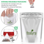 Hibiscus and berries tea pyramids