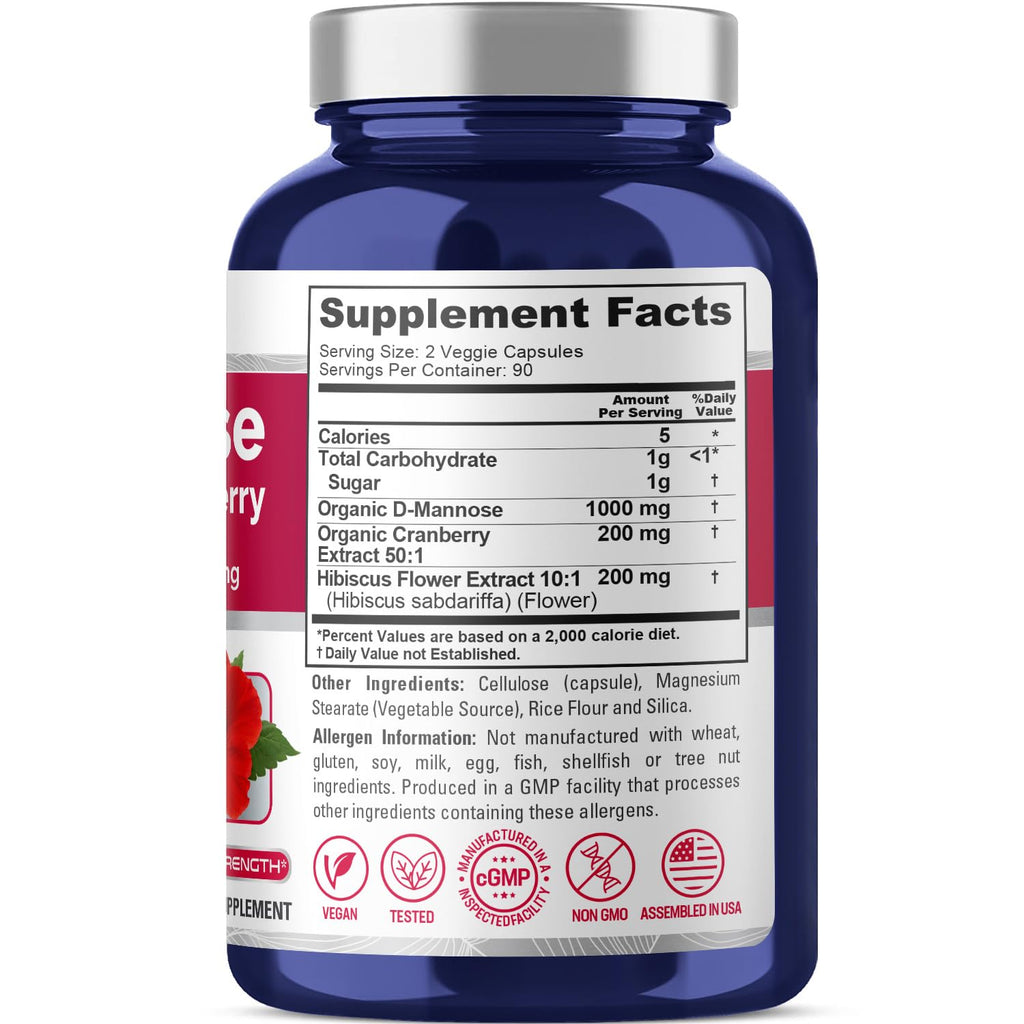 Hibiscus and cranberry dietary formula