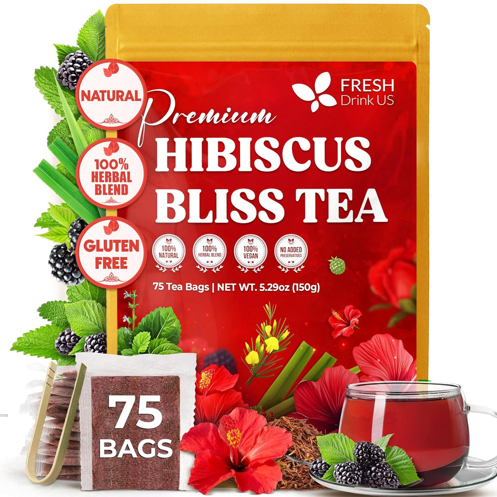 Hibiscus Bliss herbal tea bags