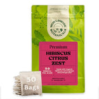 Hibiscus citrus zest herbal tea bags