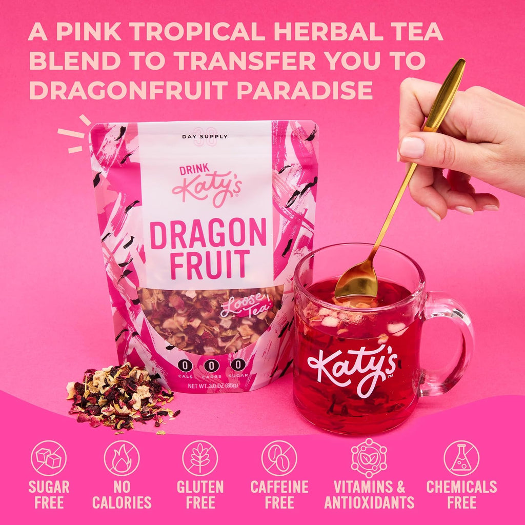 Hibiscus dragonfruit tea for detox