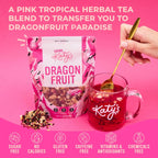 Hibiscus dragonfruit tea for detox