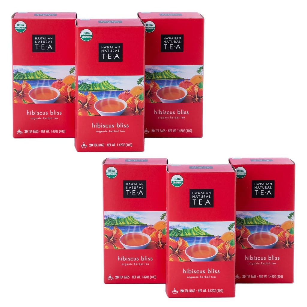 Hibiscus flavored herbal tea bags