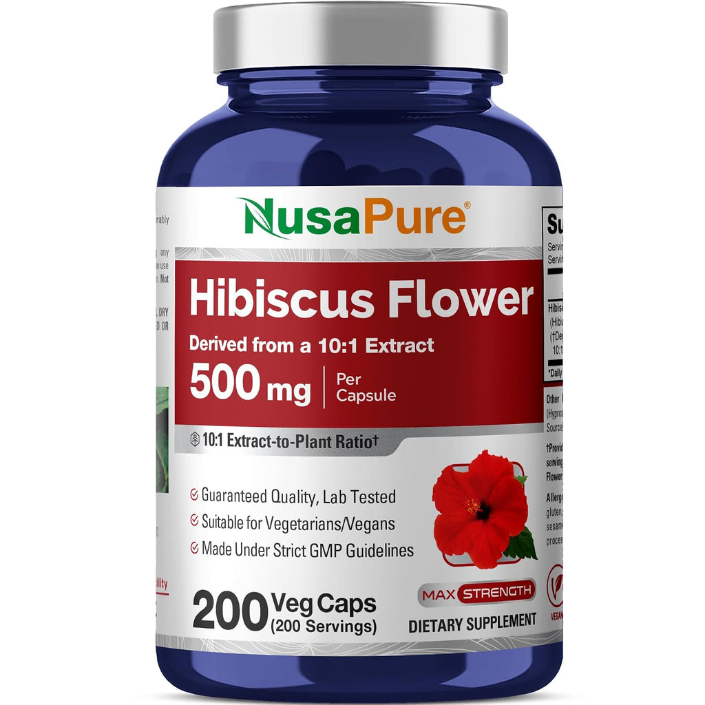 Hibiscus Flower 500 mg capsules