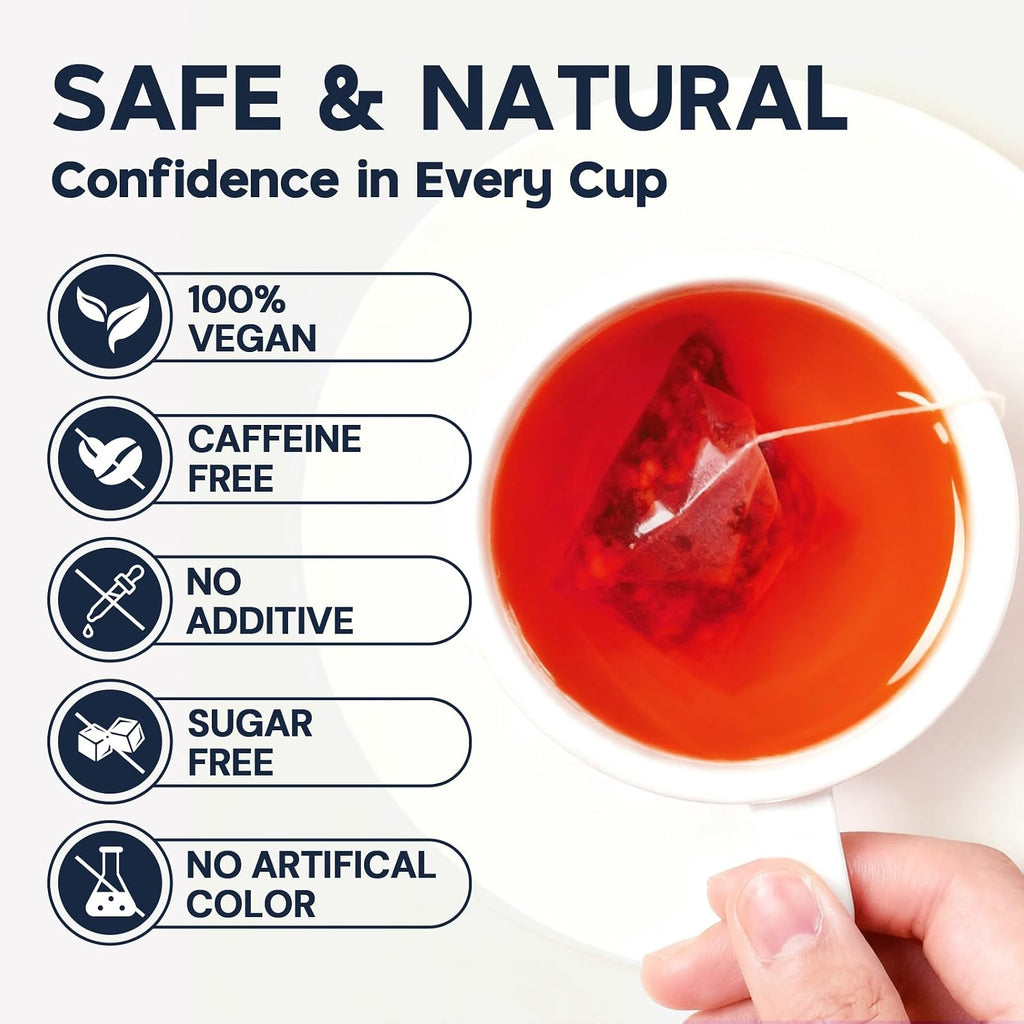 Hibiscus flower tea bags for antioxidants