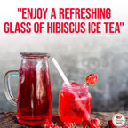 hibiscus flowers for refreshing drinks