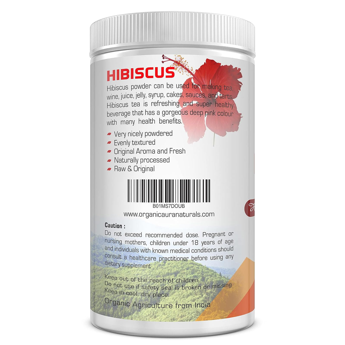 Hibiscus herbal tea for refreshing drinks