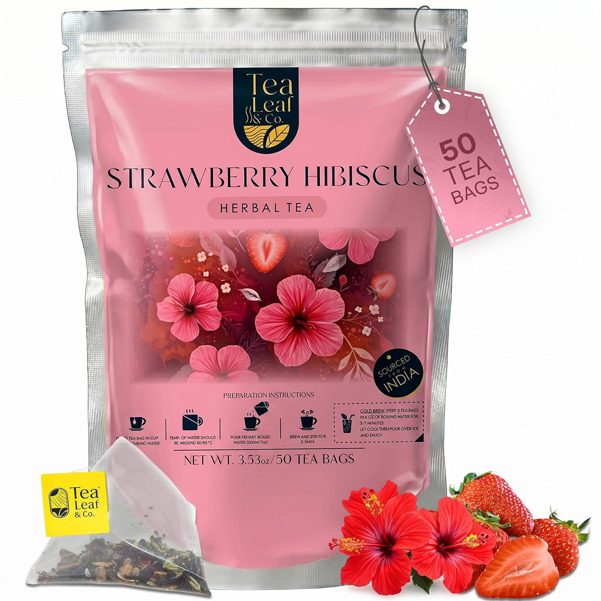 Hibiscus herbal tea for relaxation