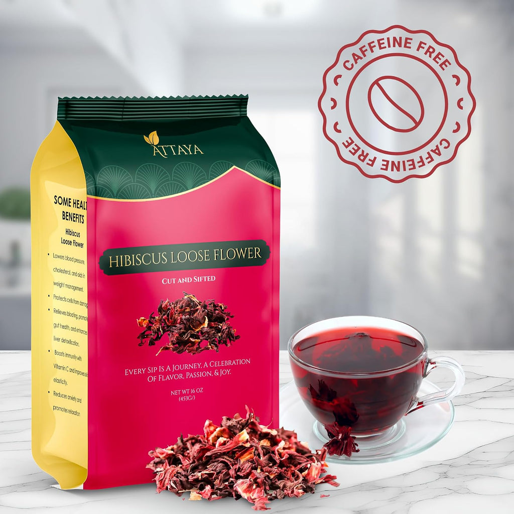 Hibiscus herbal tea for soothing moments