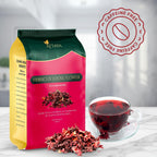 Hibiscus herbal tea for soothing moments