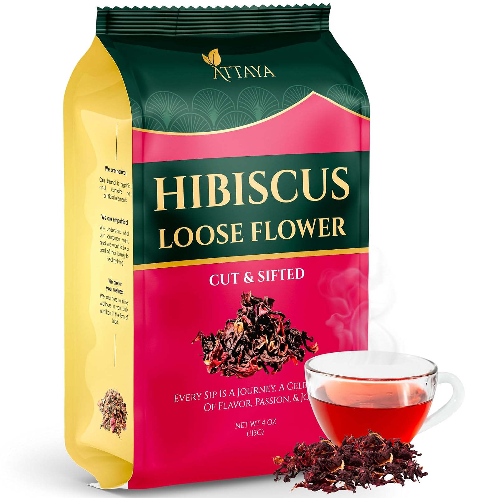 Hibiscus loose flowers for herbal tea