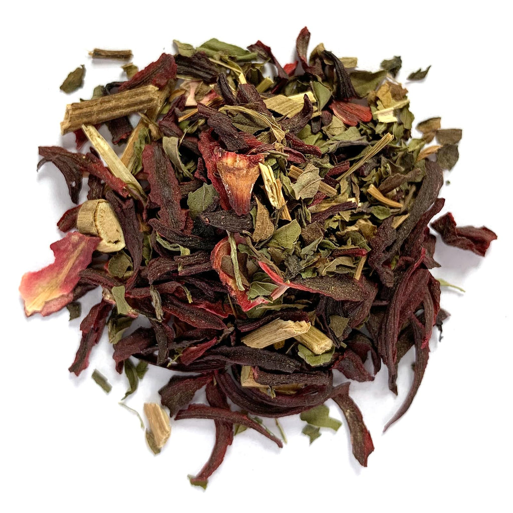Hibiscus mint tea for wellness