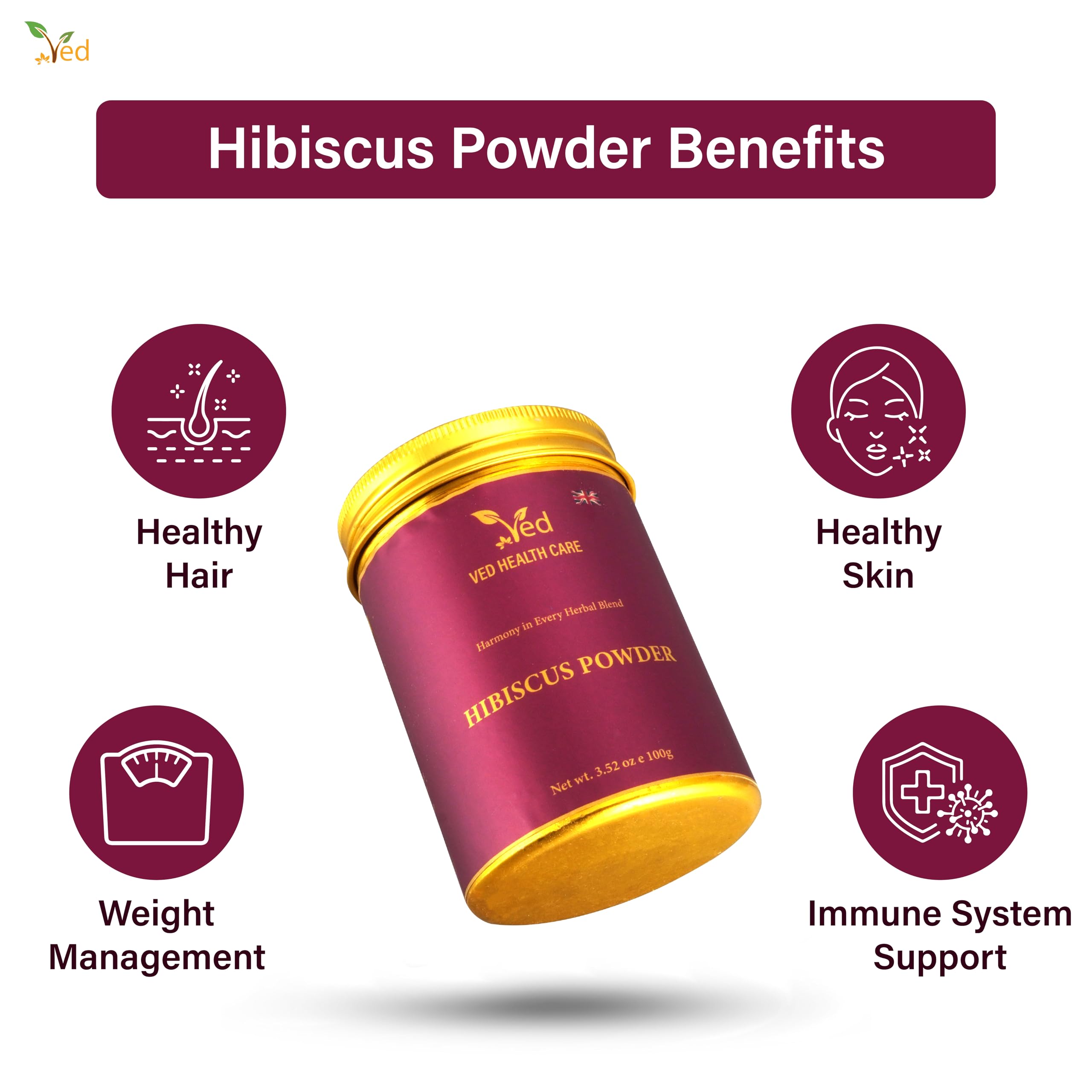 hibiscus powder for natural beauty