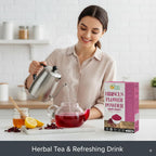 Hibiscus powder for refreshing beverages