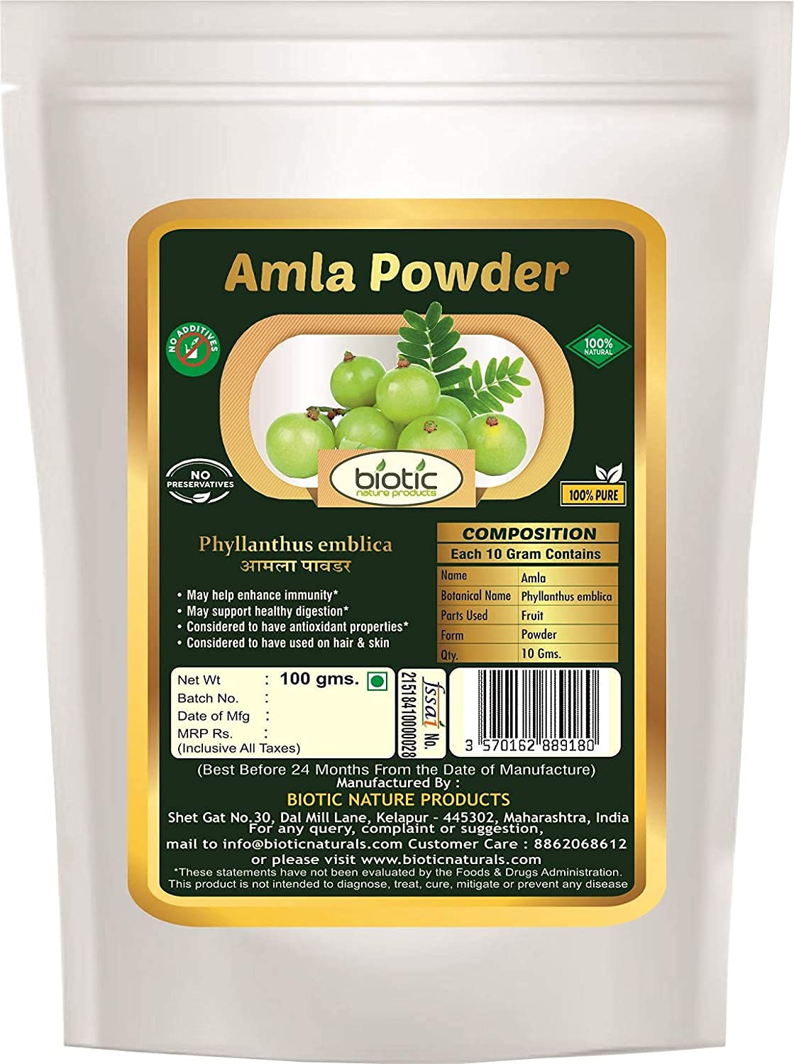 Hibiscus powder for vibrant hair