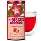 Hibiscus strawberry herbal tea bags
