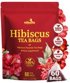 Hibiscus tea bags for refreshing brew