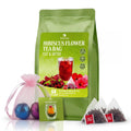Hibiscus tea bags for refreshing brew