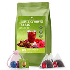 Hibiscus tea bags for relaxation