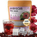 Hibiscus tea bags for wellness
