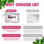 Hibiscus tea bags rich in antioxidants