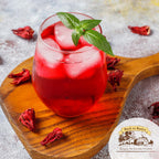 Hibiscus tea flowers for natural detox