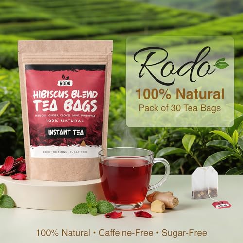 Hibiscus tea for a refreshing drink