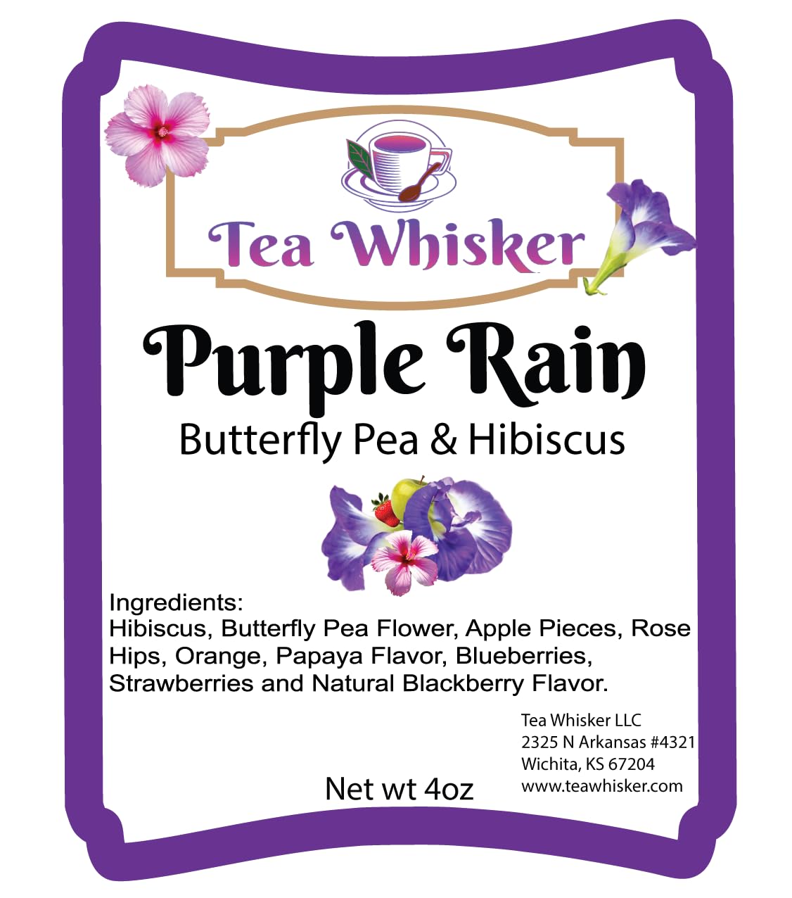 Hibiscus tea for vibrant colour