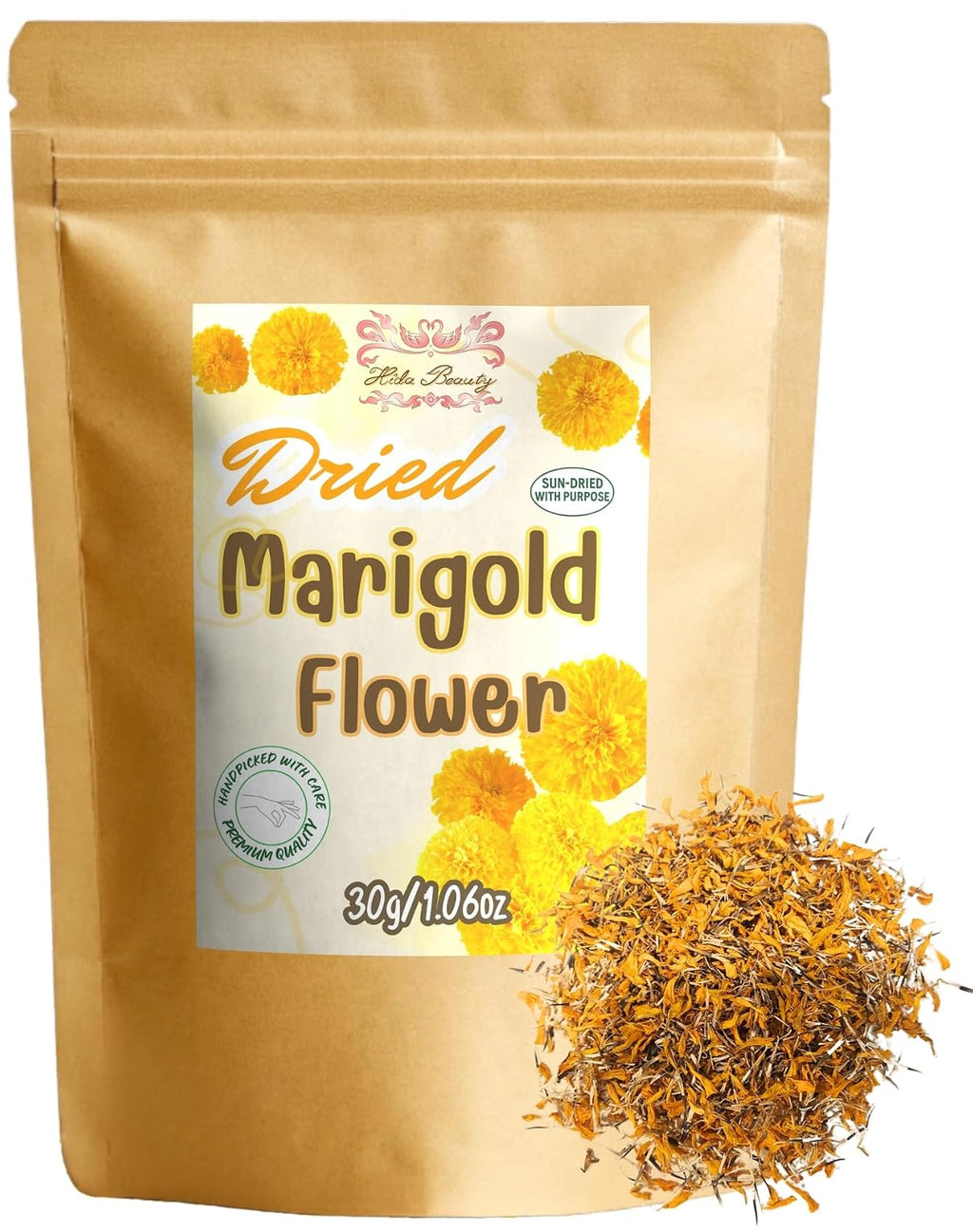 Hida Beauty dried marigold flower tea