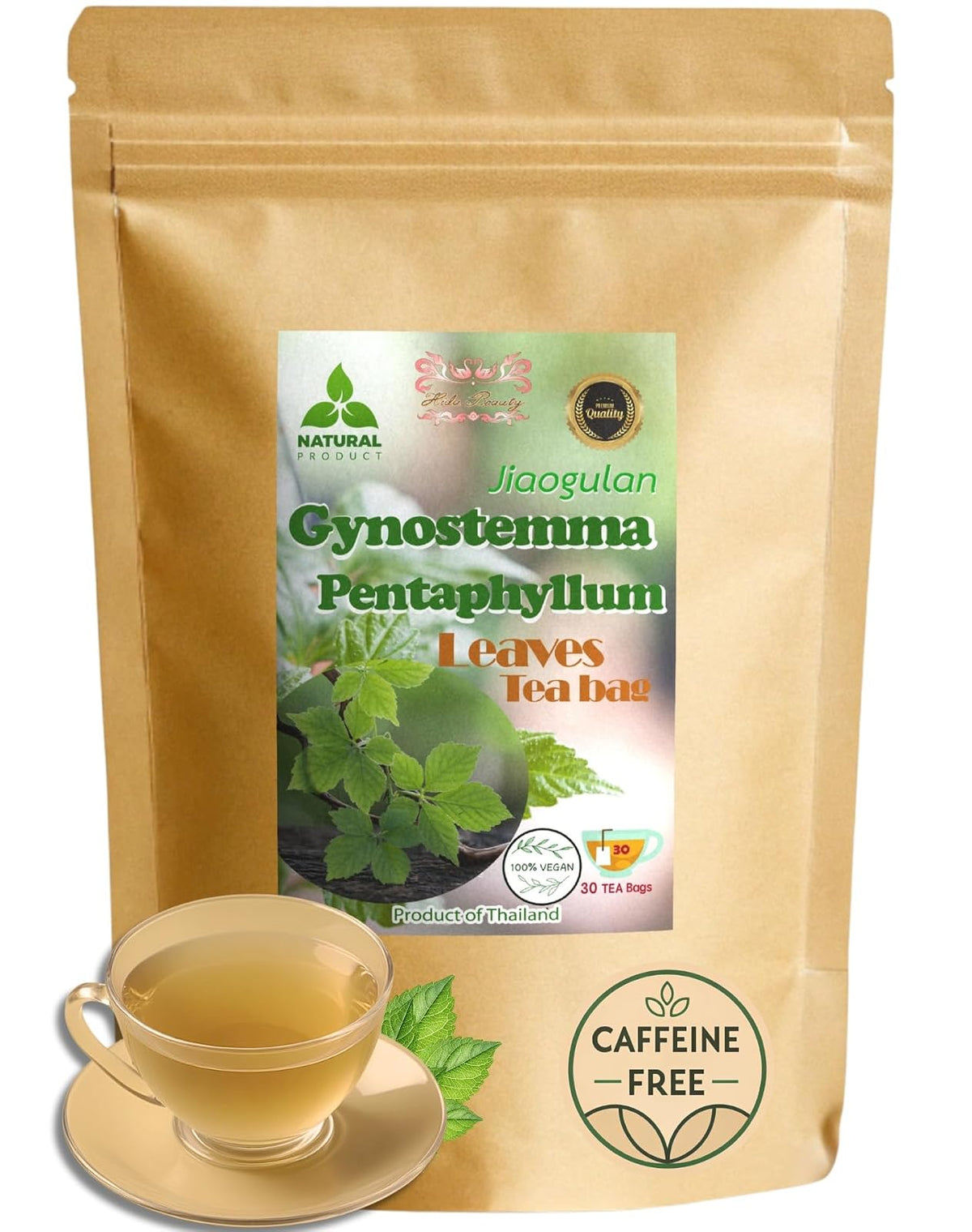 Hida Beauty Jiaogulan herbal tea bags
