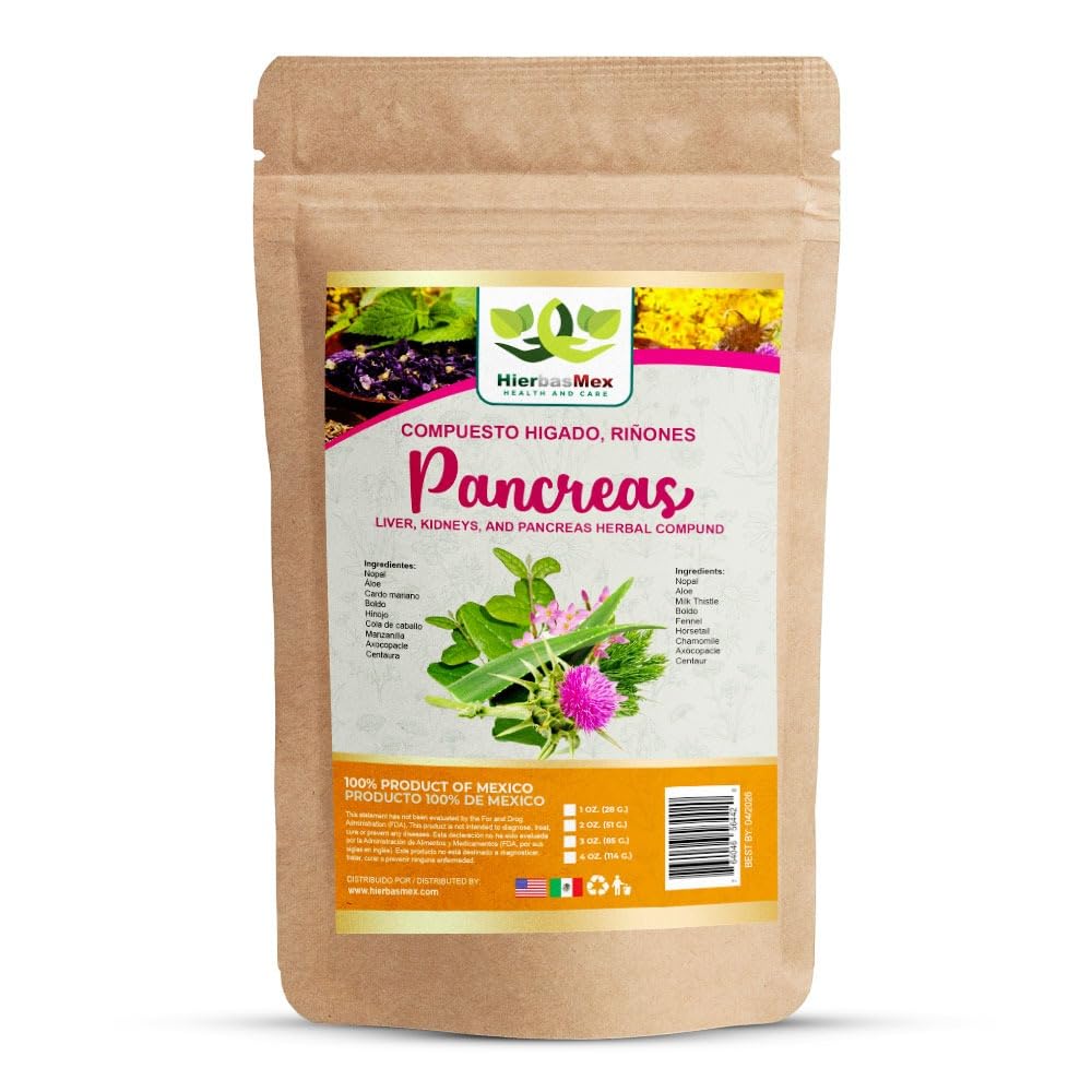 Hierbasmx Pancreas Compuesto herbal tea benefits