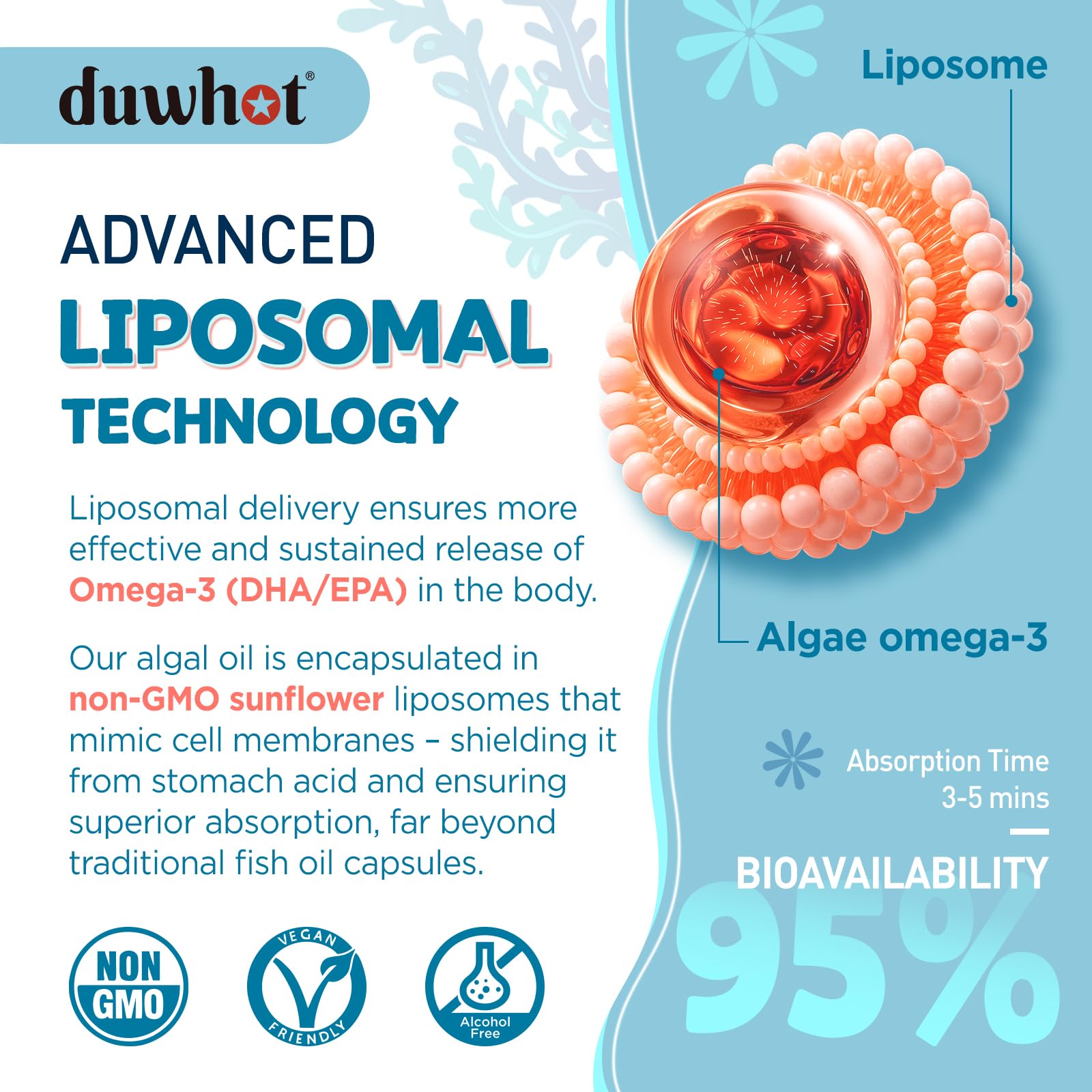 High absorption Algae Omega 3