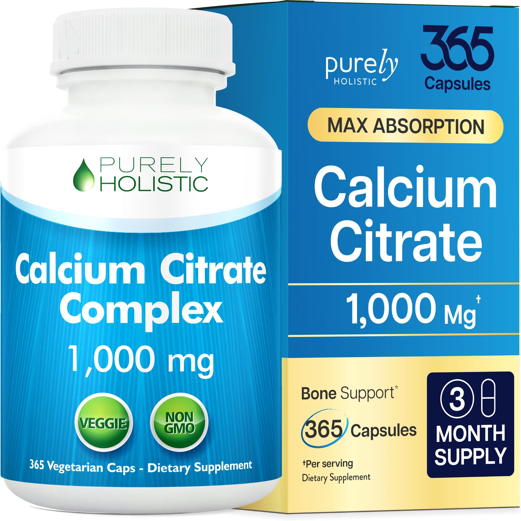 high-absorption calcium citrate supplement