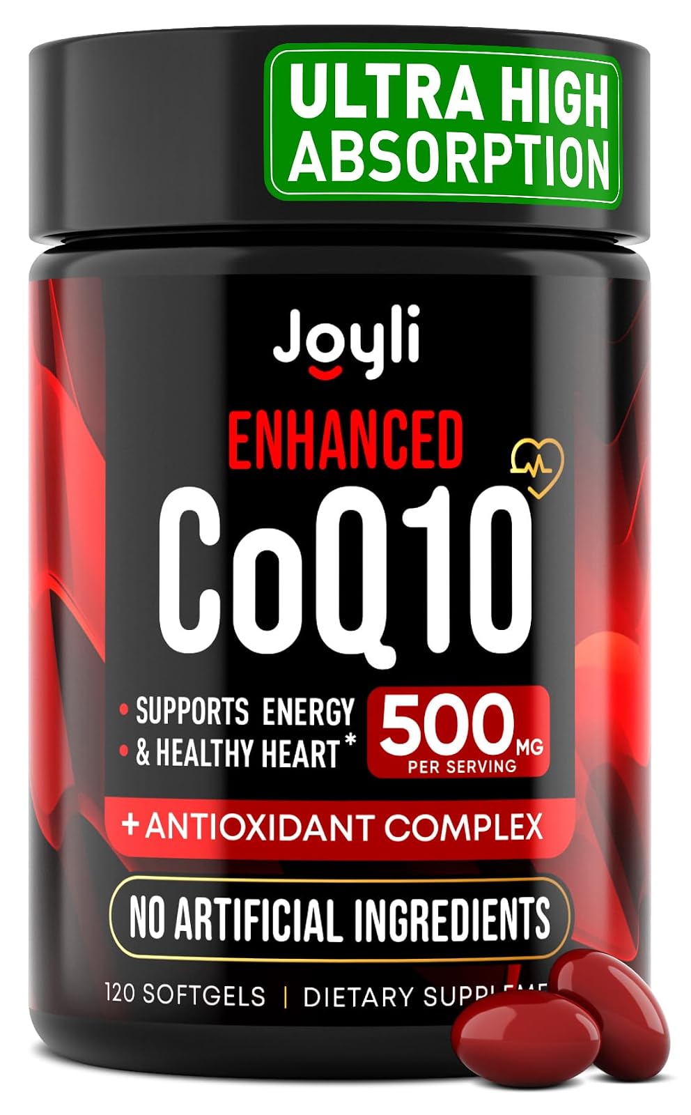 high absorption coq10 softgels