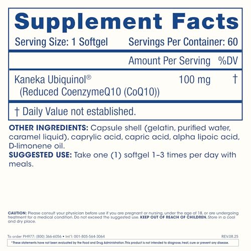 high absorption coq10 softgels