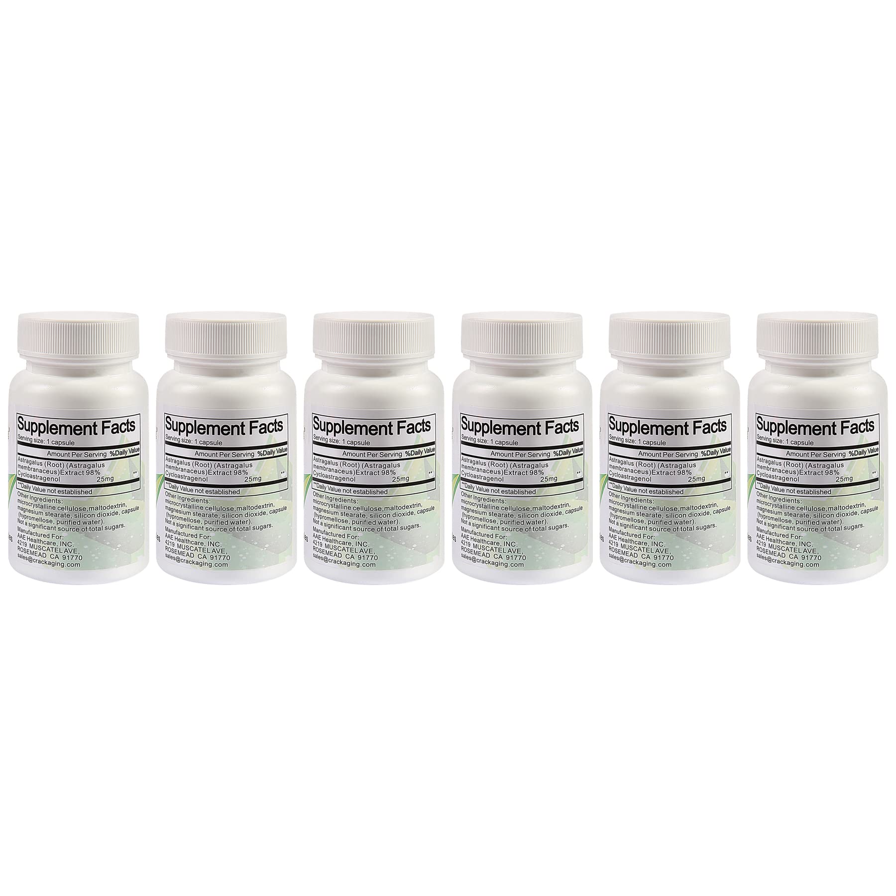High absorption cycloastragenol formula