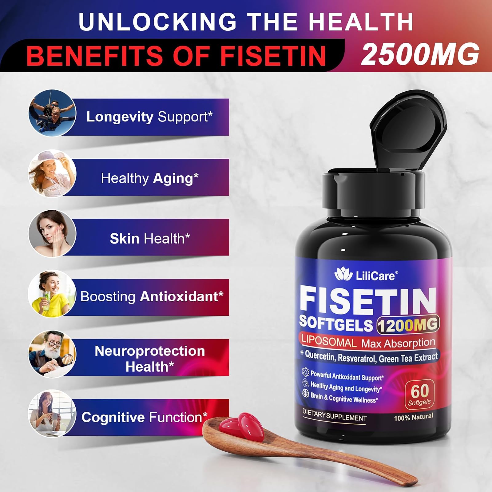 High absorption Fisetin capsules