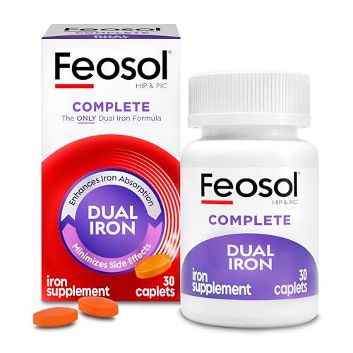 High absorption iron caplets for immunity
