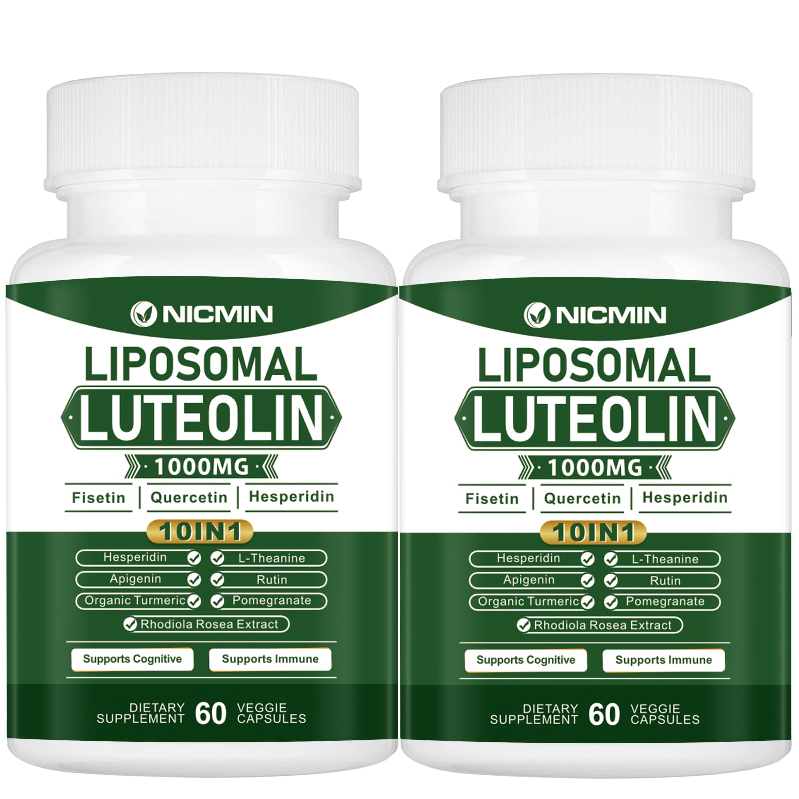 high absorption liposomal luteolin supplement