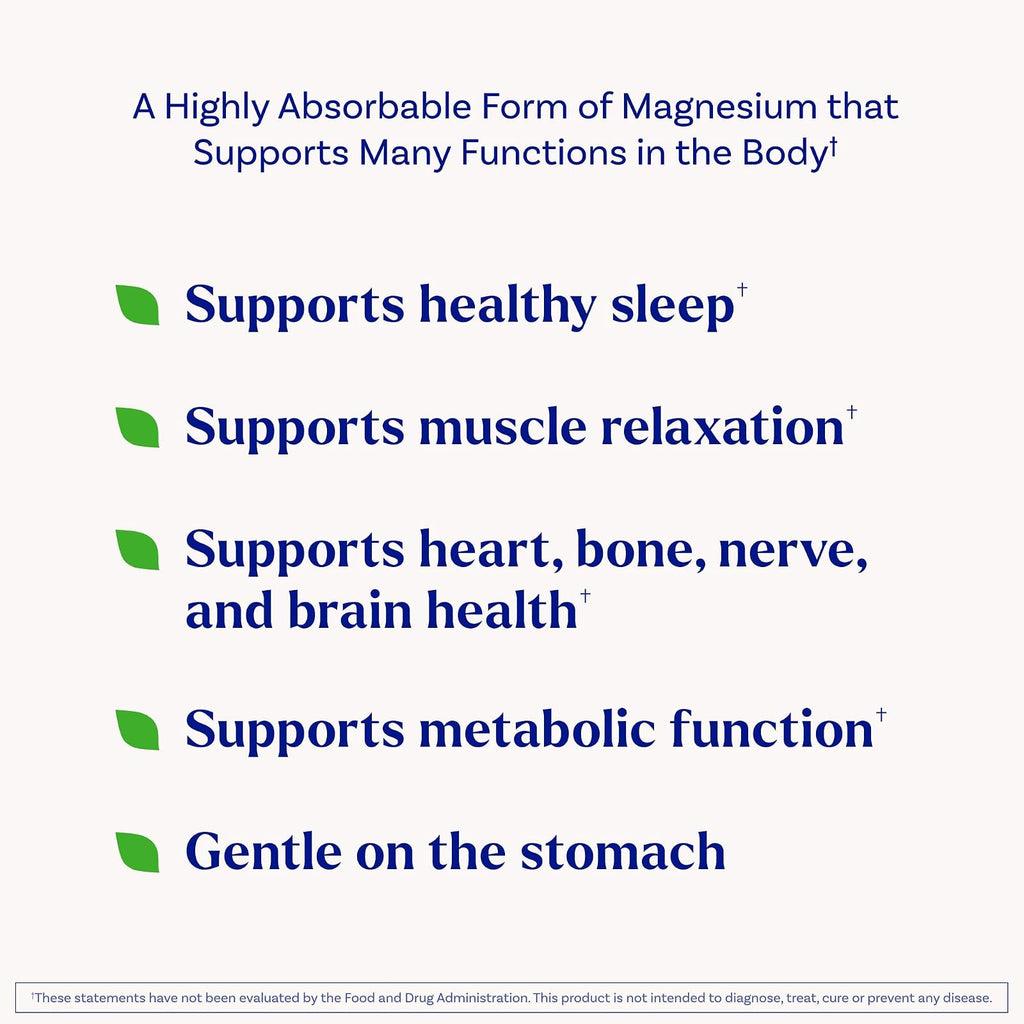 High absorption magnesium bisglycinate capsules