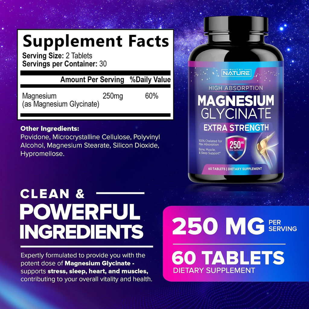 high absorption magnesium bisglycinate tablets