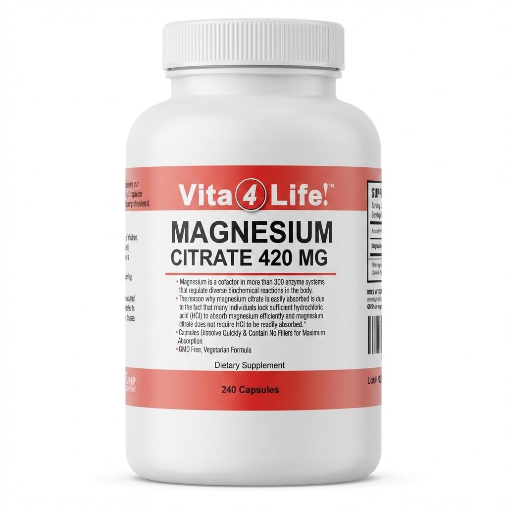 high absorption magnesium citrate capsules