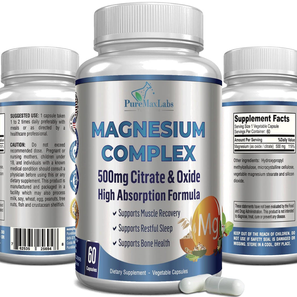 High Absorption magnesium citrate capsules