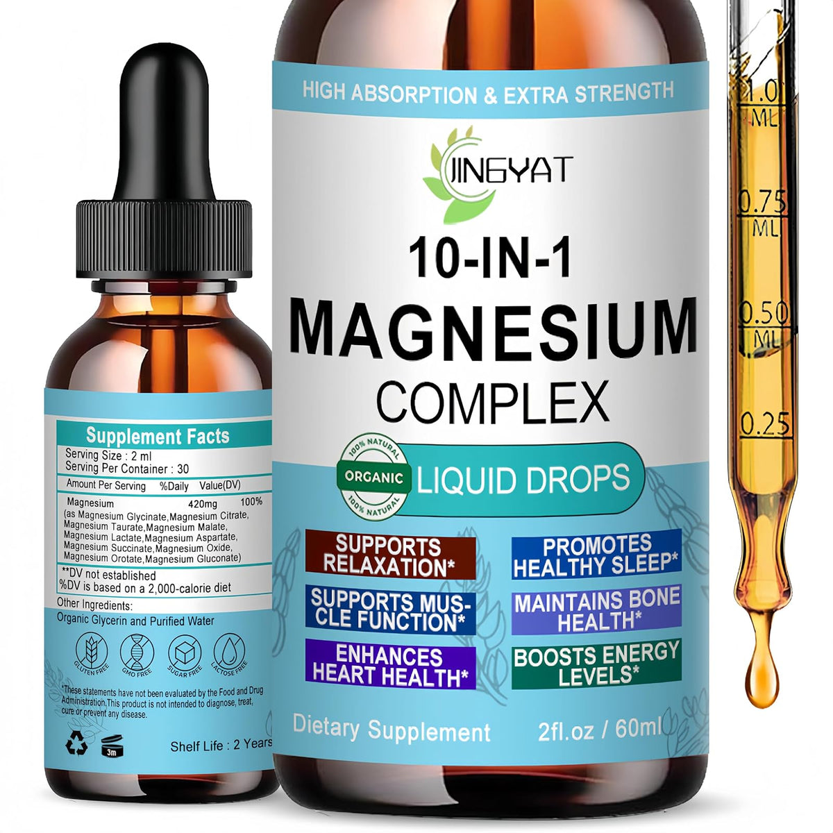 High Absorption magnesium complex drops
