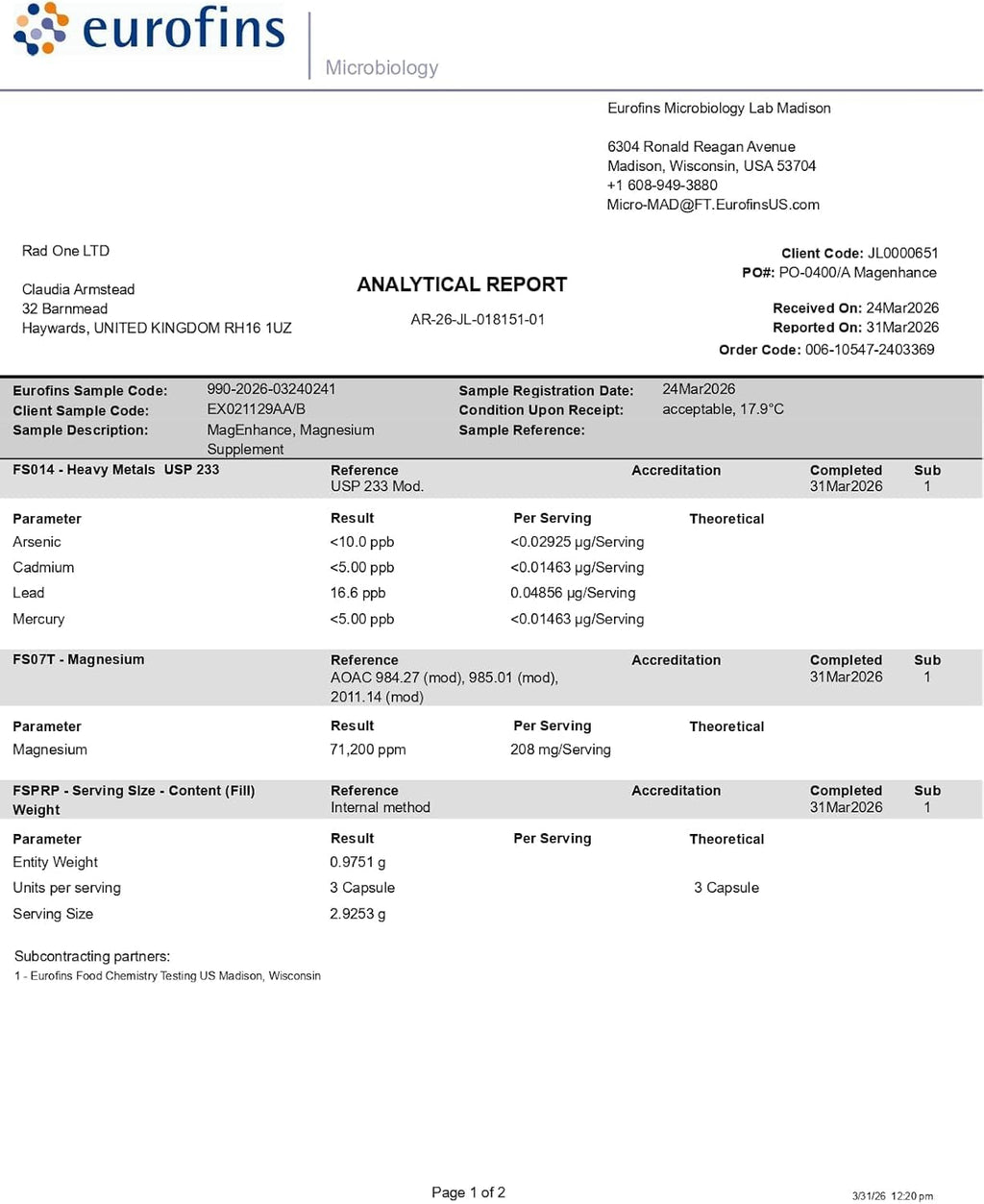 high absorption magnesium for energy
