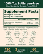 High absorption magnesium for vitality