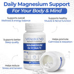 High absorption magnesium glycinate formula