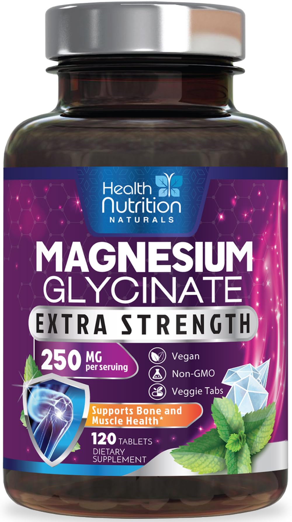 High absorption magnesium glycinate supplement
